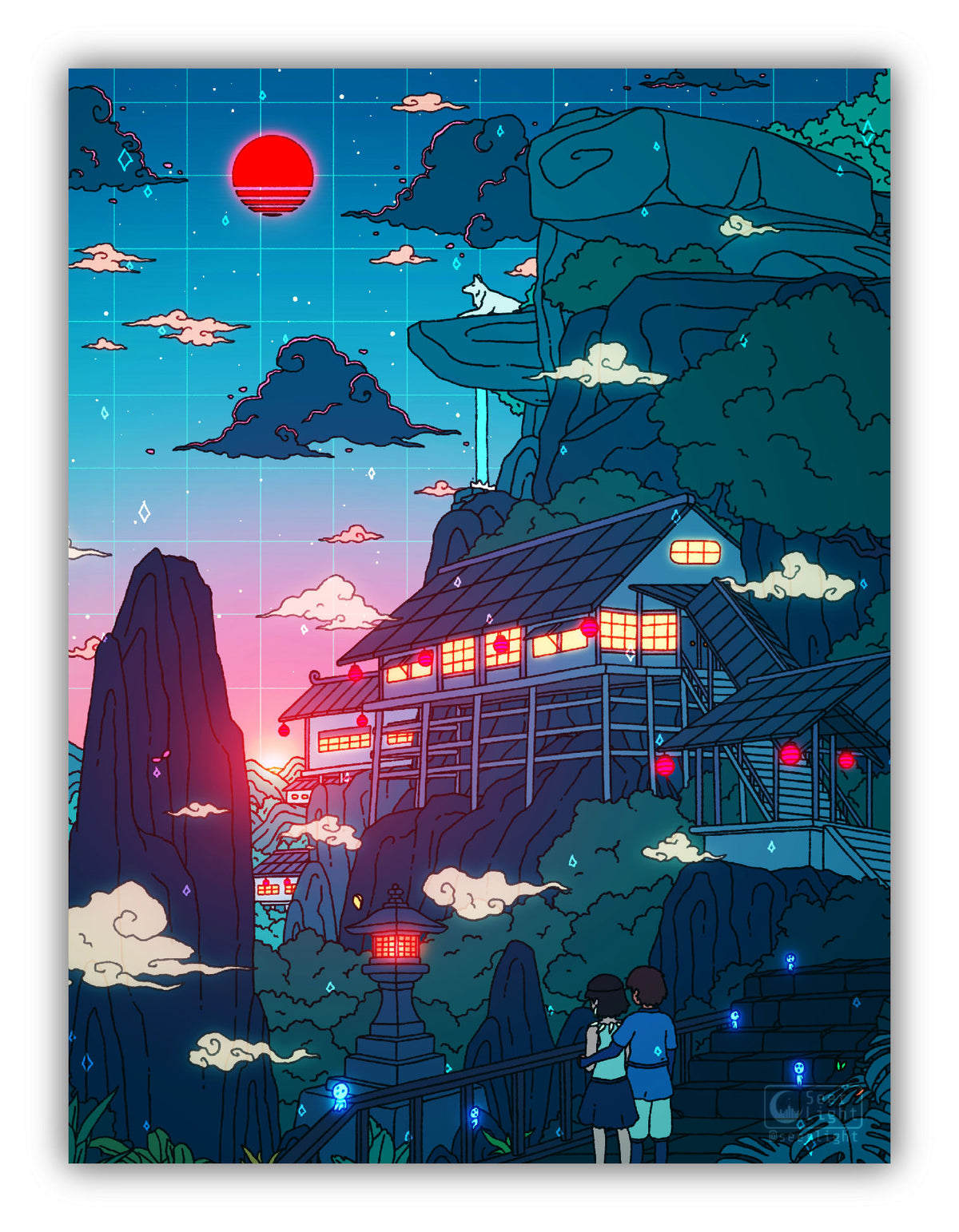 Mononoke Sunset | SeerLight